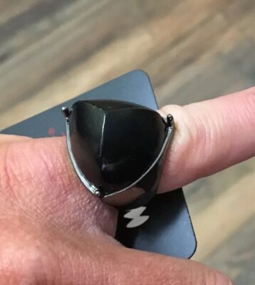 Body Rage Black Pyramid Ring BRAND NEW BLING!! | eBay