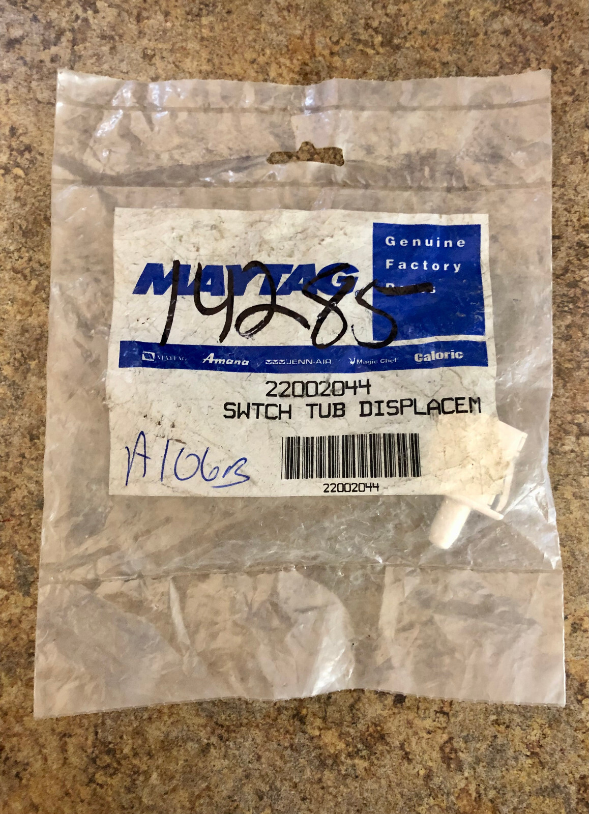 New Whirlpool Maytag Washer Tub Displacement Switch WP22002044 | eBay