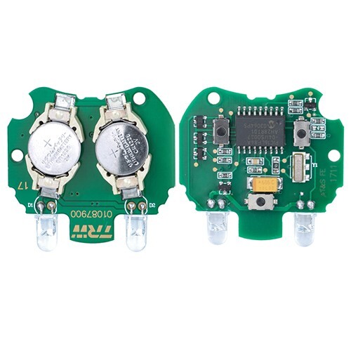 With 2 Infrared Lights Remote Key Fob 3 Button 433MHz for Smart Fortwo ...