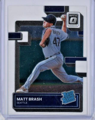 2022 Donruss Optic Rated Rookie #77 Matt Brash RC - Seattle Mariners ...