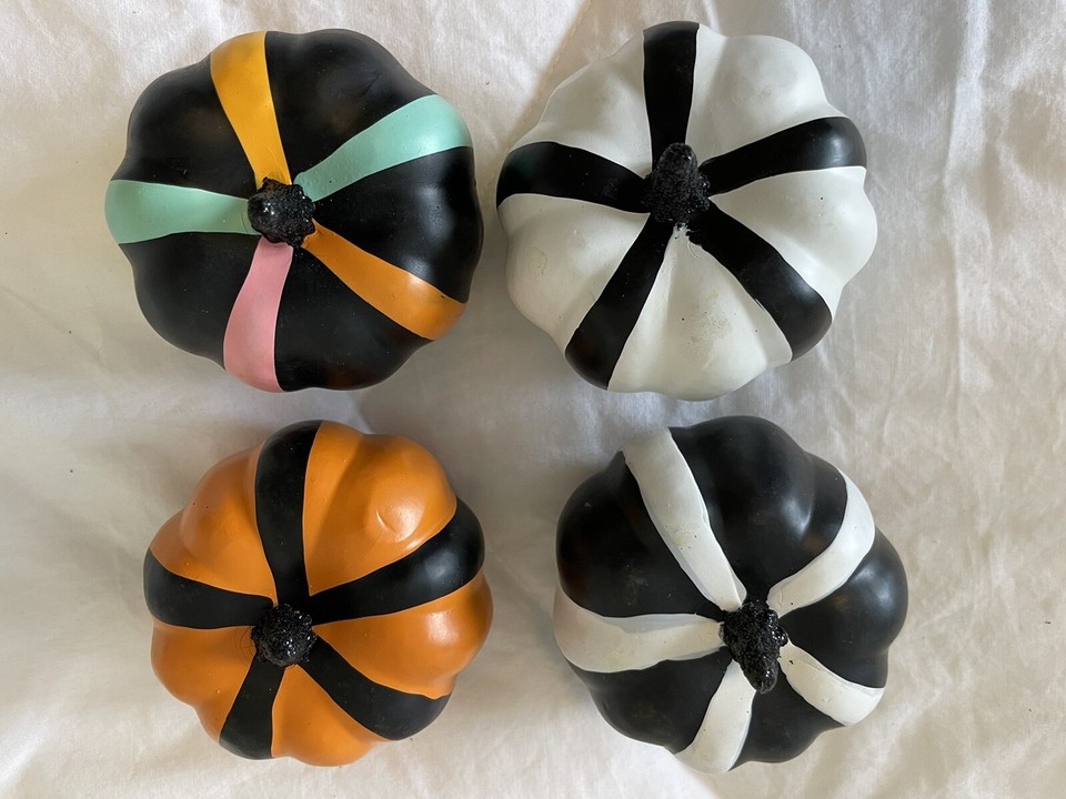 New In Box Mini Decorative Halloween Pumpkins | eBay