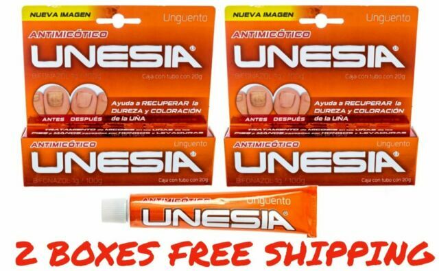 Unesia Anti Fungal Foot Nail Fungus Cream, 40g - Pack of 2 for sale ...