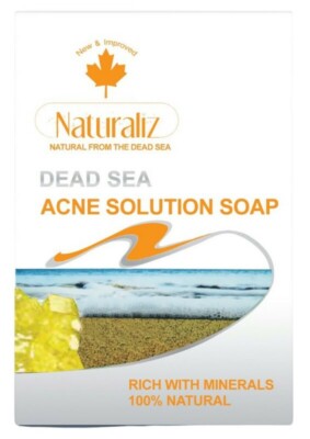 Natural Dead Sea, Acne Solutions Soap, by Naturalize, Natural From The ...