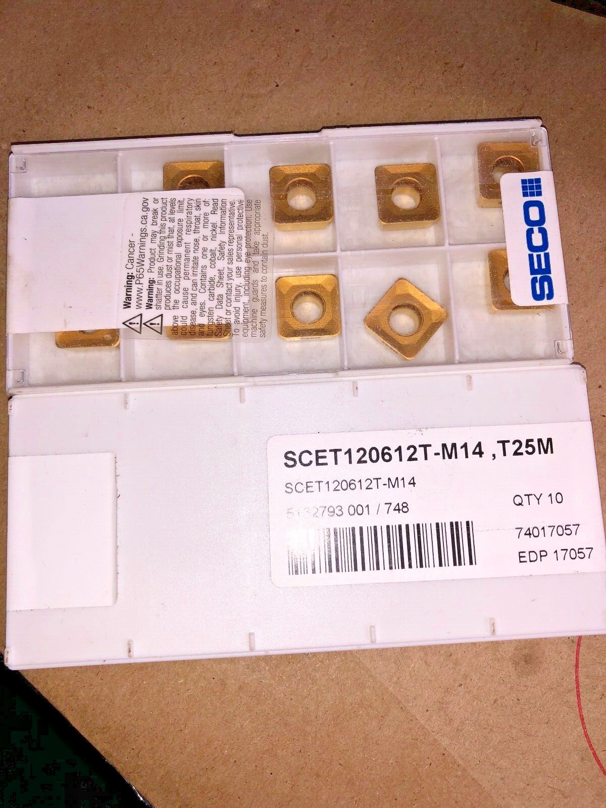 SECO 10 X SCET 120612t-m14 T25m for sale online | eBay