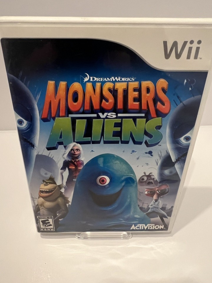 Monsters vs. Aliens (Nintendo Wii, 2009) CIB Tested/Working 47875835016 ...