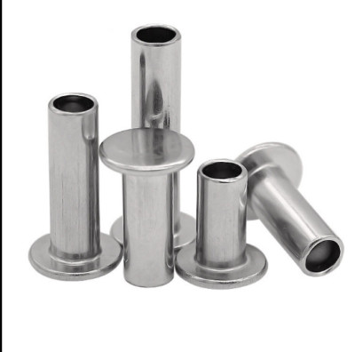 M2 Semi-hollow Rivets SUS304 Steel Extension Big Flat Head Rivet 3mm ...