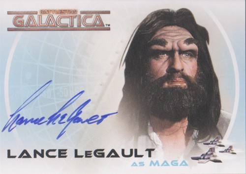 2004 THE COMPLETE BATTLESTAR GALACTICA LANCE LEGAULT AS MAGA AUTOGRAPH ...
