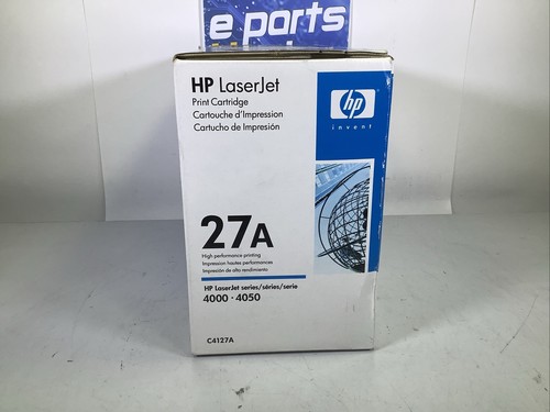 HP 27A Black Toner Cartridge Box HP LaserJet (C4127A) - NG P3B | eBay