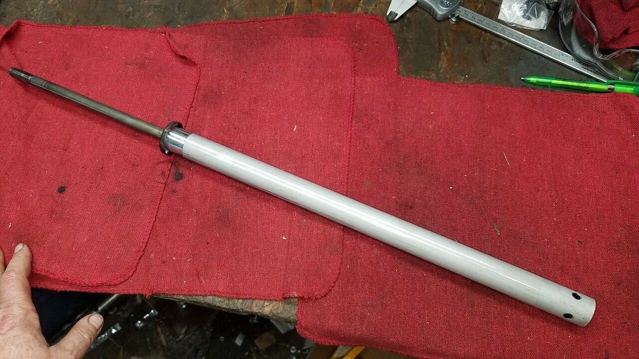 KX250 KAWASAKI 1992 KX 250 92 (LOT B) FORK CYLINDER, ROD, PISTON, SHIM ...