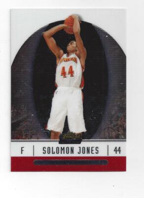 Solomon Jones 2006-07 Topps Finest NBA Basketball Rookie Card #91 Hawks ...