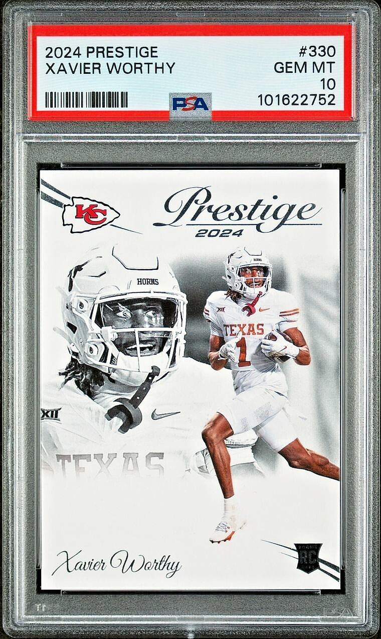 Xavier Worthy 2024 Prestige #330 Base Price Guide - Sports Card Investor