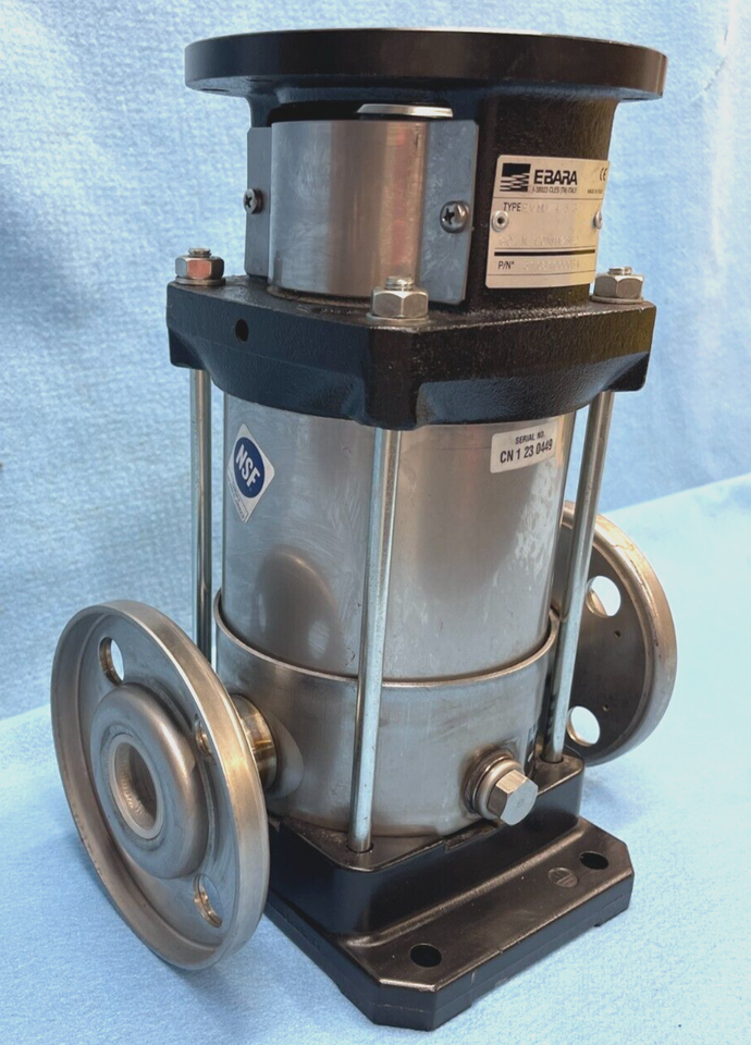 EBARA VERTICAL MULTISTAGE PUMP EVMUA5/3/3106100003A GC/N 10NMA2SF2 | eBay