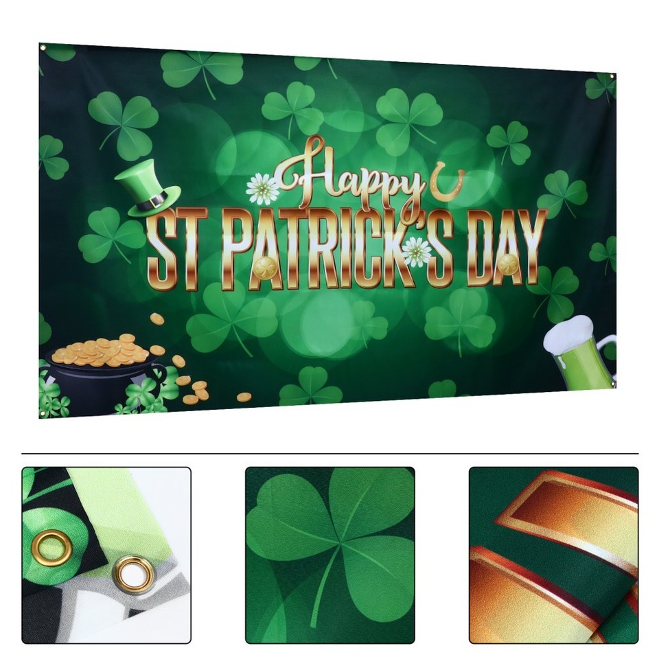 Party Photo Backdrop Photography St. Patrick's Day Background Festival ...