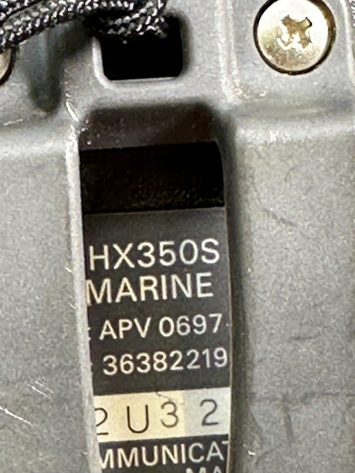 Standard Horizon Submersible HX350S VHF Marine Radio (No charger) Works ...