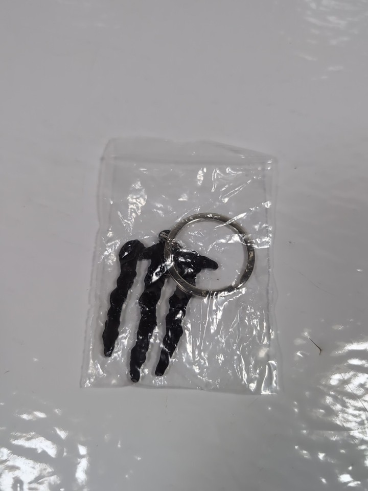 Monster Energy Drink Keychain Key Ring Green Logo Metal Enamel Swag ...