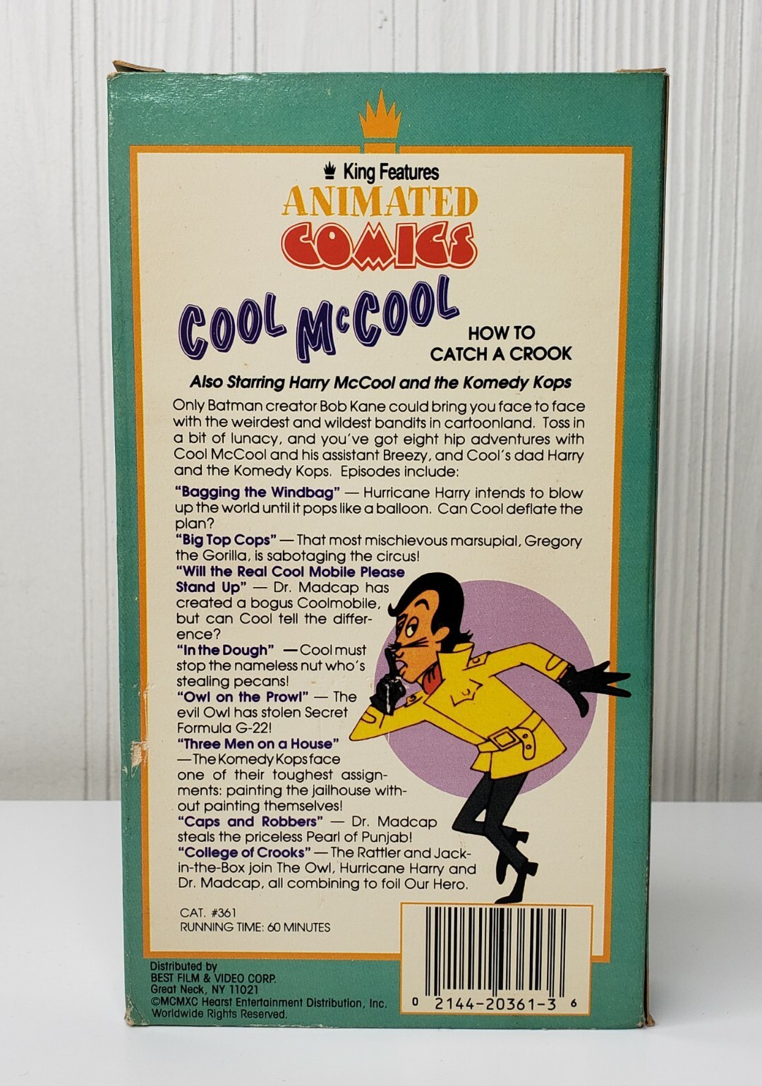 Animated Comics Cool McCool VHS VCR Video Tape 1960s Cartoon Animated ...