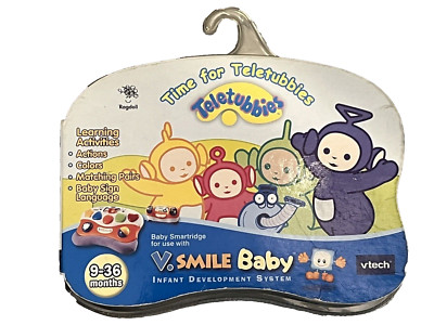 Vtech V.Smile Baby 2007 Time for Teletubbies 9-36 Months (1 Cartridge ...