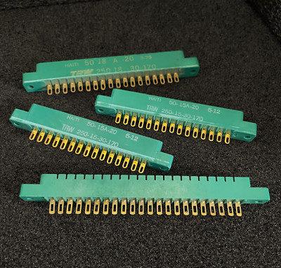 4pc Cinch/TRW EDGE CARD CONNECTOR 0.156 **NOS | eBay