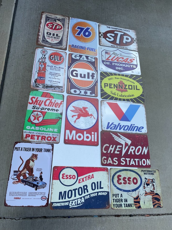 Vintage Sunoco Oil Sign Metal Sunoco Sign Sunoco Gas Station Sunoco Tin ...