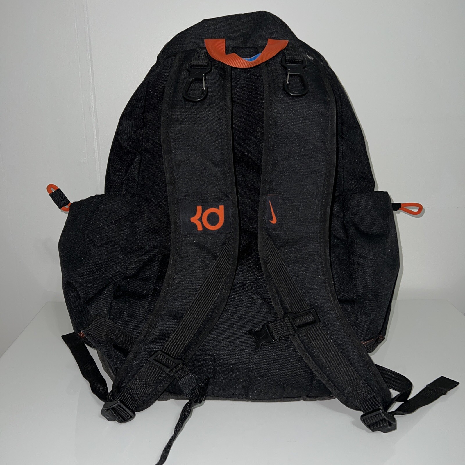NIKE AIR KD Kevin Durant Black & Orange Large Backpack - Gem