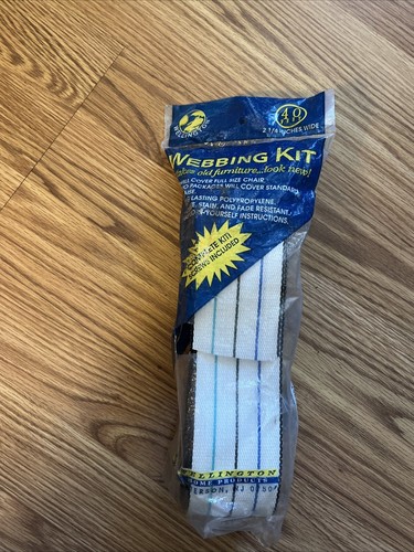 Wellington Lawn Chair Webbing Kit 40Ft 2 1/4” Wide & Screws | eBay