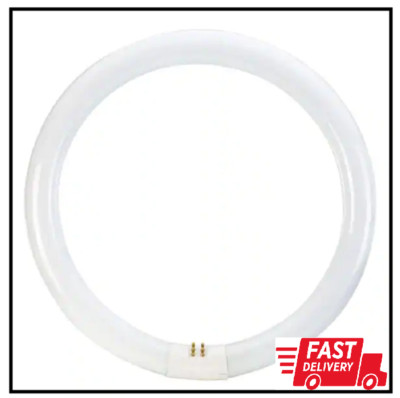 32-watt 12 In. Linear T9 Circline Fluorescent Tube Light Bulb Bright ...