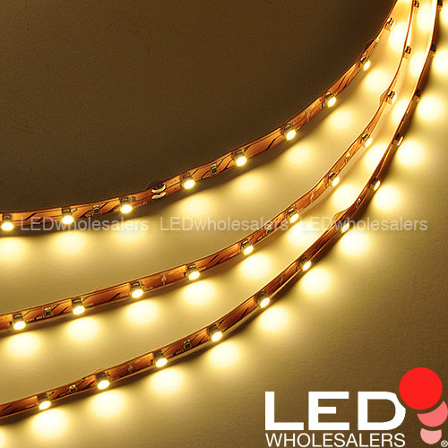16-ft Flexible LED Lighting Strip 300xSMD3528 12-Volt 24-Watt Double ...
