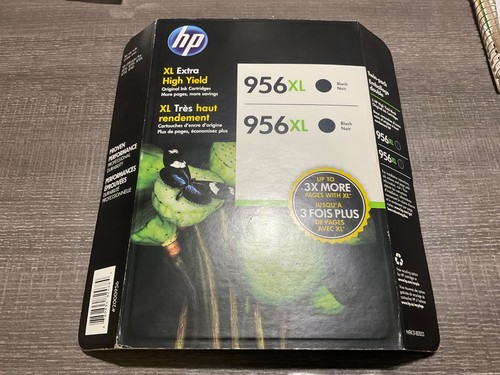 2/Pack Genuine HP 956XL Black (N9K31BN) No Box OfficeJet Pro 7720 7740 ...