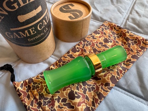 Singleton Game Calls, Antique Jade HDR acrylic duck call, small batch ...