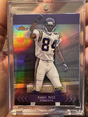 2024 Topps Finest Randy Moss For The Record #FTR-10 SSP Case Hit | eBay