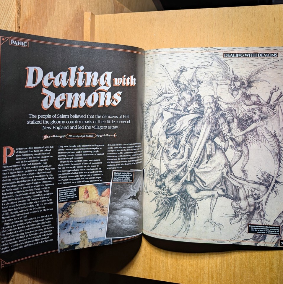 All About History Magazine Salem Witch Trials 1692 Puritans and Panic ...