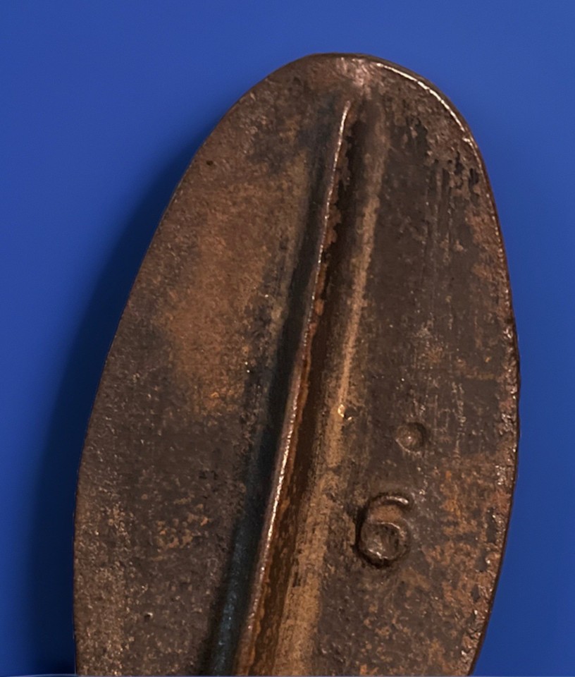 Antique Vtg. Cast Iron Shoe Repair Stand w/ Shoe Form Mold Size 6 ...