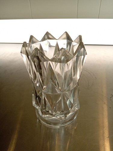 Antique Heavy Clear Geometric EAPG Model Flint Heck Celery Glass Vase ...