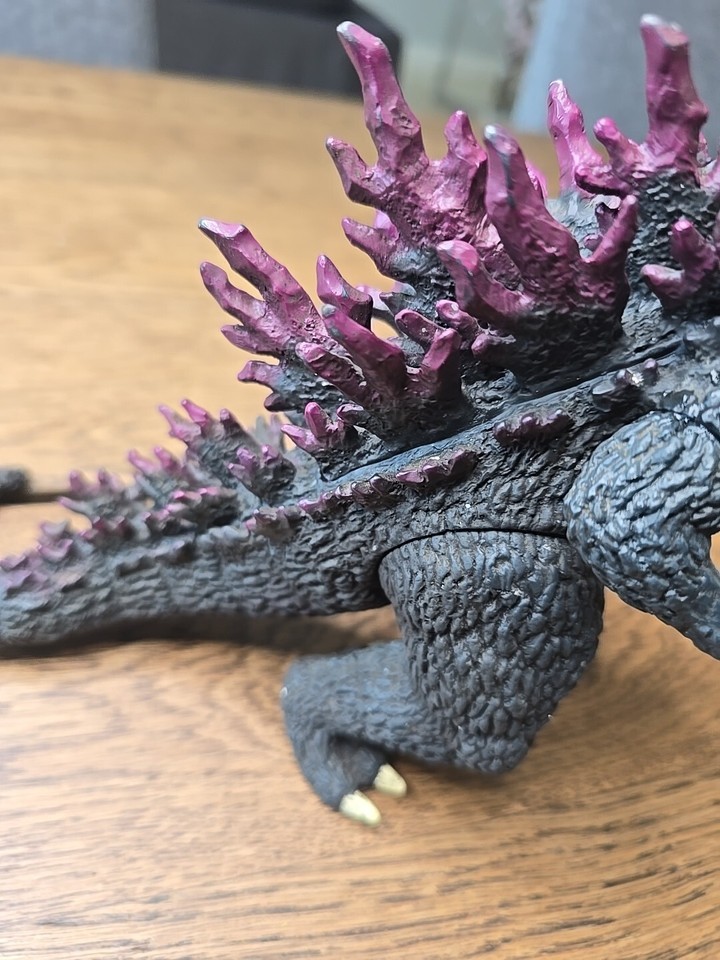 Godzilla Bandai 2007 Toho Millennium 6.5" Action Figure Purple Spikes ...
