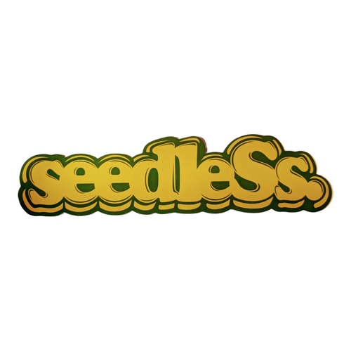 Seedless Clothing Company Logo 9 Outline 3" x 10.5" Large Sticker 420 ...