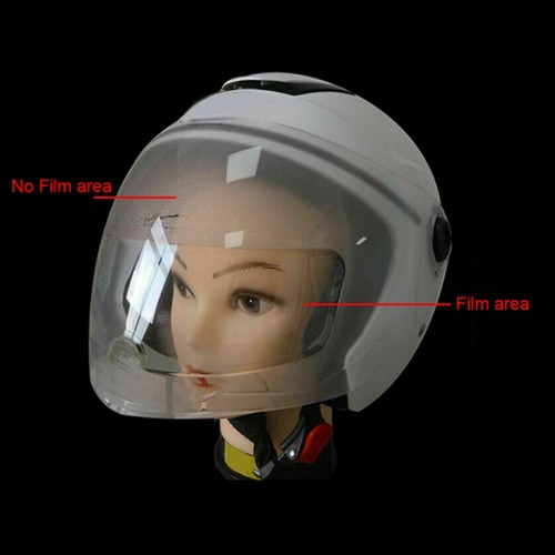 24.5cm Motorcycle Helmet Lens Anti Fog Film Rainproof Clear NANO ...