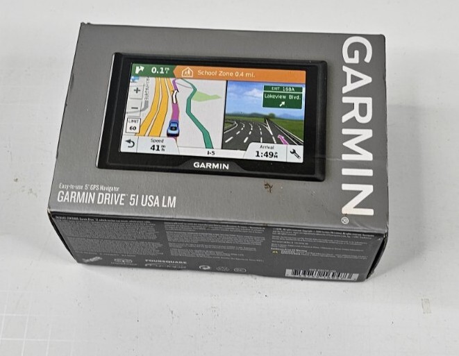 Garmin - Drive 51 LM 5" GPS (Black) TESTED 753759169473 | eBay