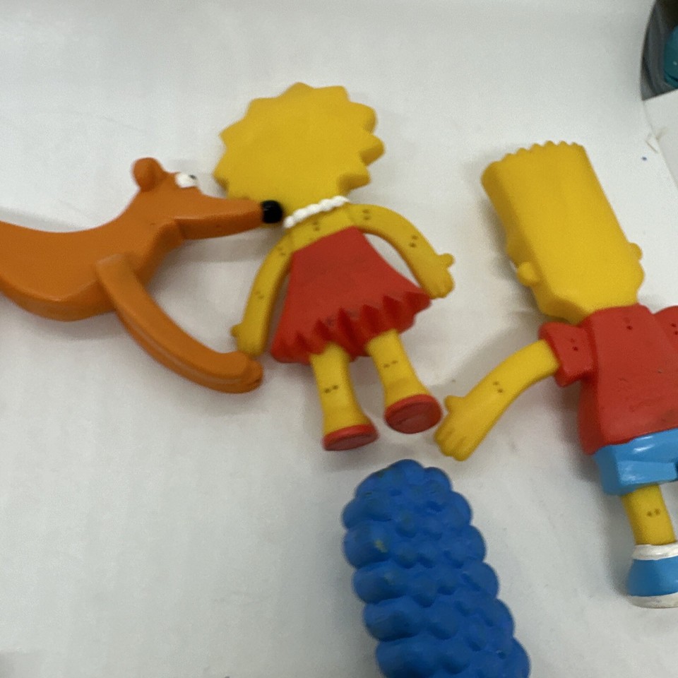 10 2002 The Simpsons Bendable Poseable Figures Homer Bart Lisa Mr Burns ...