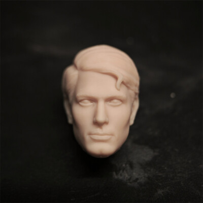 1/18 Scale Man Young Brandon Routh Head Sculpt Unpainted Fit 3.75 ...