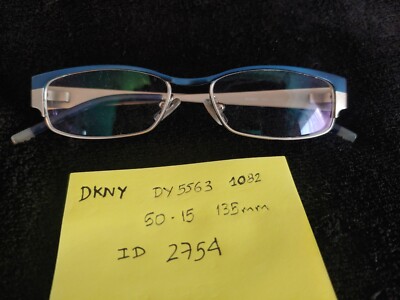 D.K.N.Y. Eyeglasses DY 5563 Silver/Blue 1082 Optical frames 50 15 135 ...