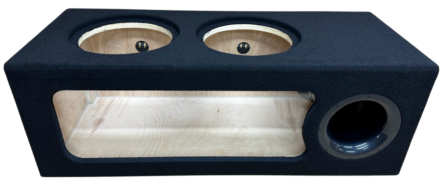 Ported Sub Box Enclosure for 2 12" JL Audio 12W7 12W7AE-3 Subs ...