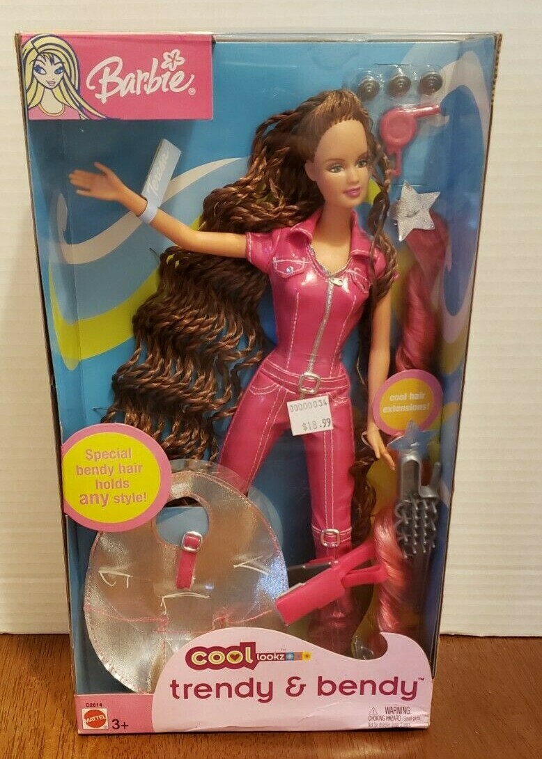HTF Barbie Cool Lookz Trendy & Bendy Teresa Doll #C2614 new in box | eBay
