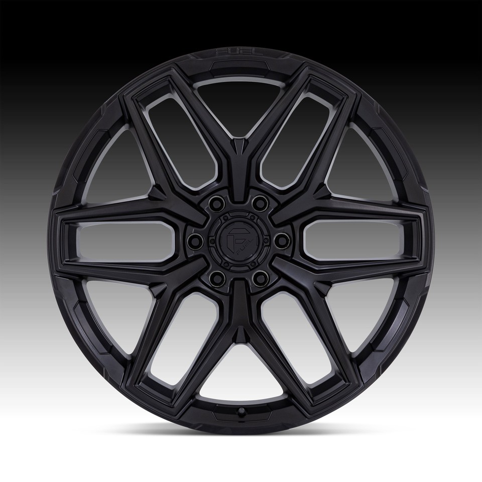 4/Fuel FC854MX Flux Blackout 22x10 6x5.5 -18mm (FC854MX22106818N) | eBay