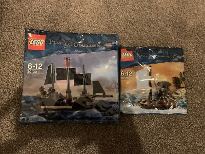 LEGO Pirates of the Caribbean Jack Sparrows Boat 30131 & Black Pearl ...