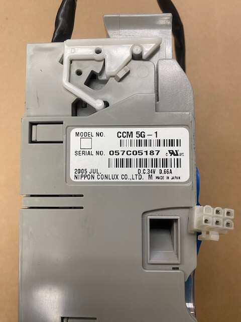 Conlux CCM5G-1 MDB Coin Acceptor (.25 .5 .25 .10 .25) Refurb w/ 90 Day ...