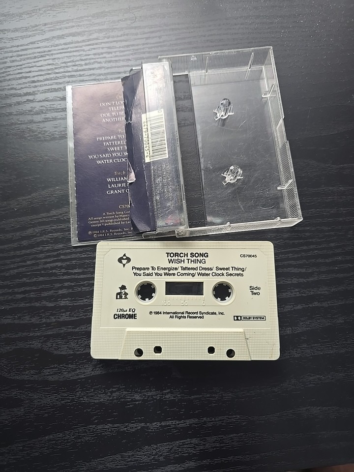 TORCH SONG: Wish Thing I.R.S. Cassette Tape | eBay
