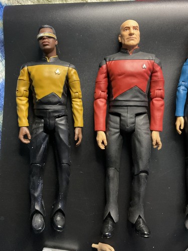 Star Trek Next Generation - Art Asylum Diamond Select Figure Lot Of 5 ...