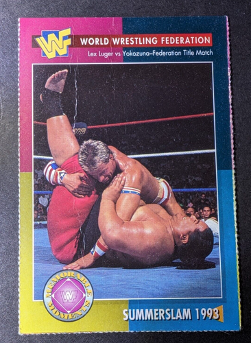 1995 WWF Magazine Cards - #11 Lex Luger, Yokozuna for sale online | eBay