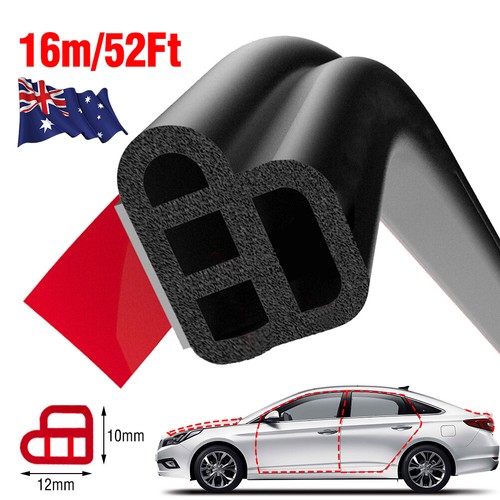 16 M L-Shape Car Door Trunk Seal Strip Rubber Edge Weatherstrip ...
