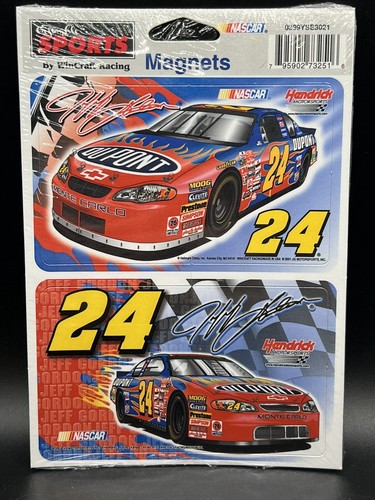 VTG 2001 NASCAR Jeff Gordon Race Magnets By WinCraft Racing New In ...